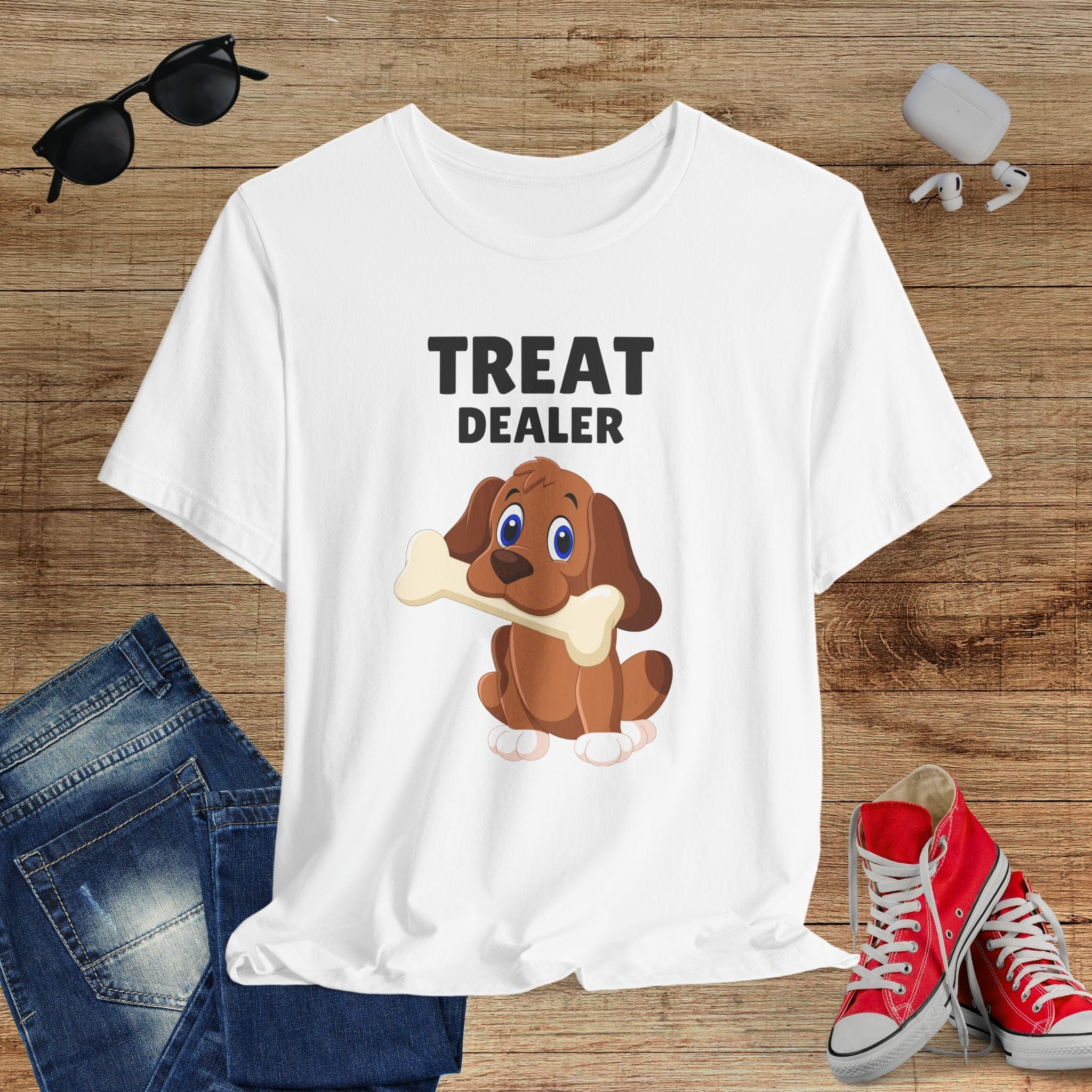 Treat Dealer T-Shirt | Dog Graphic T-shirts | Pet Print Apparel